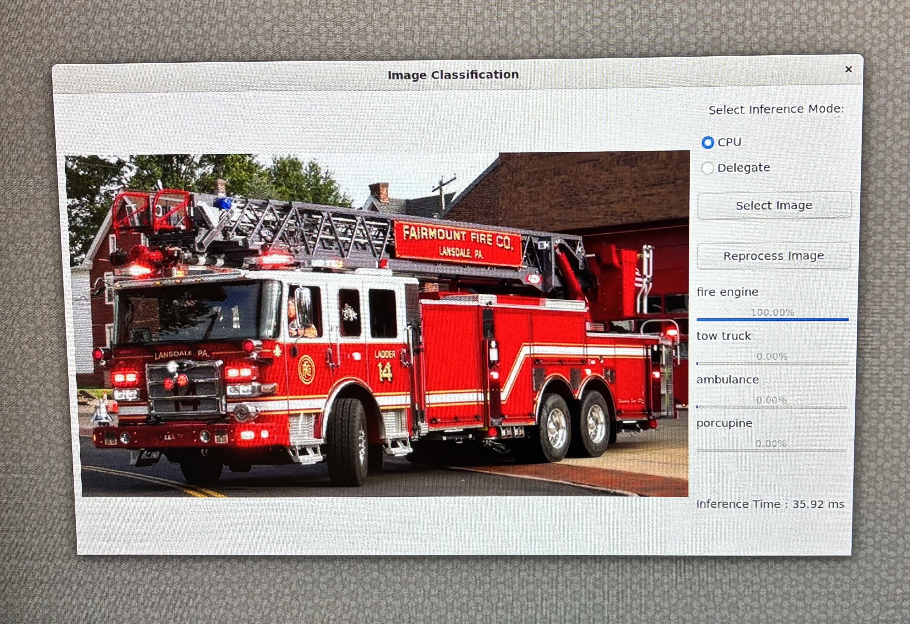 LiteRT / TFLite | RUBIK Pi Ubuntu24.04 user Guide